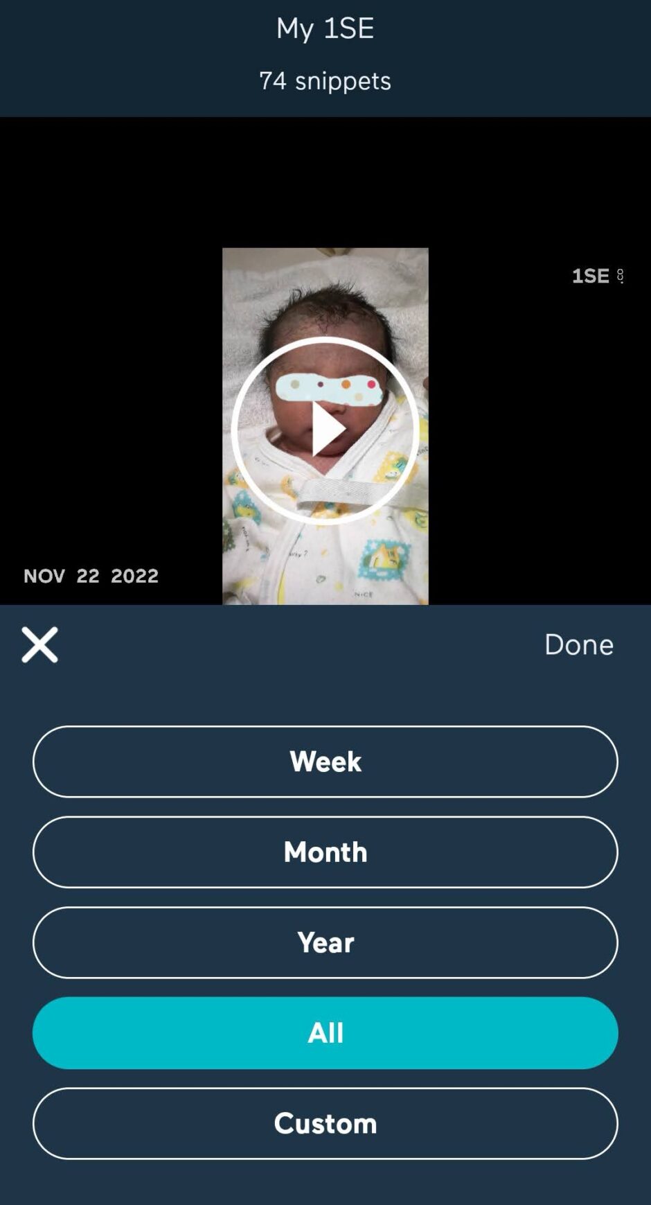 無料の1秒動画アプリ「1SecondEveryday」で、赤ちゃんの成長動画を作っています。 - よかろぐ